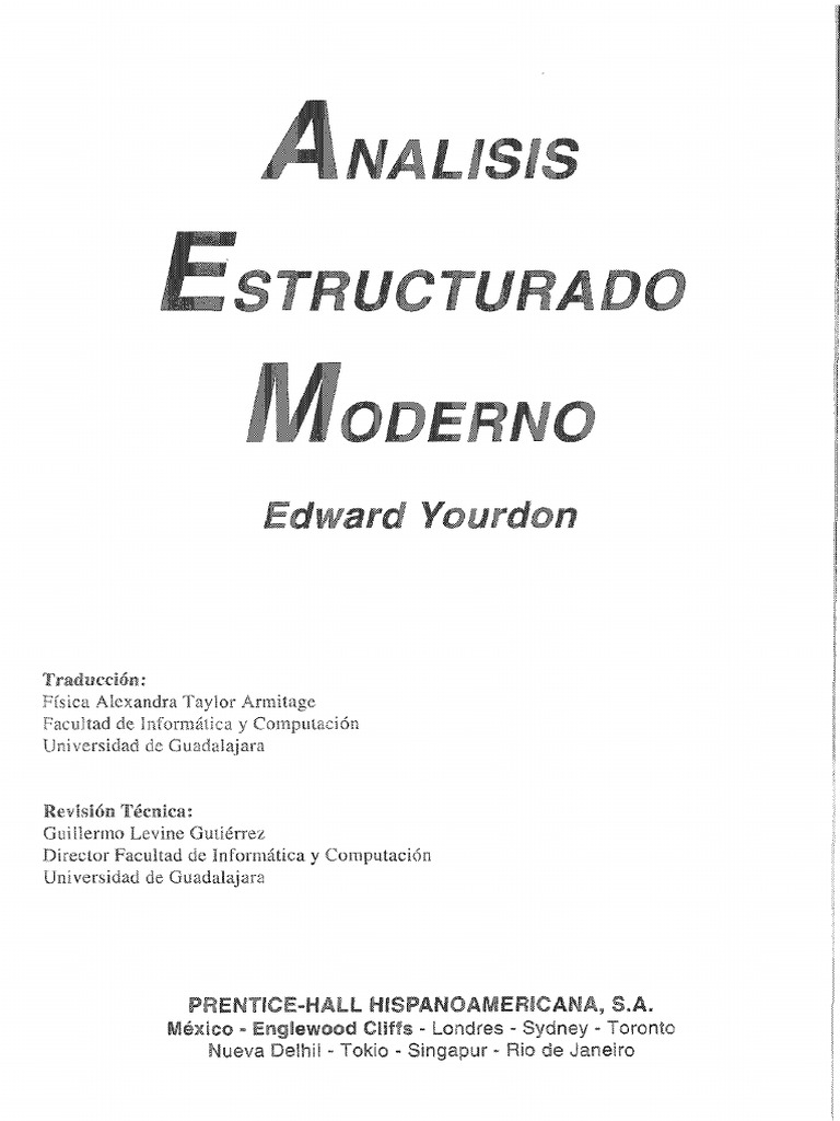 Análisis Estructurado Moderno - E. Yourdon - 4 | PDF