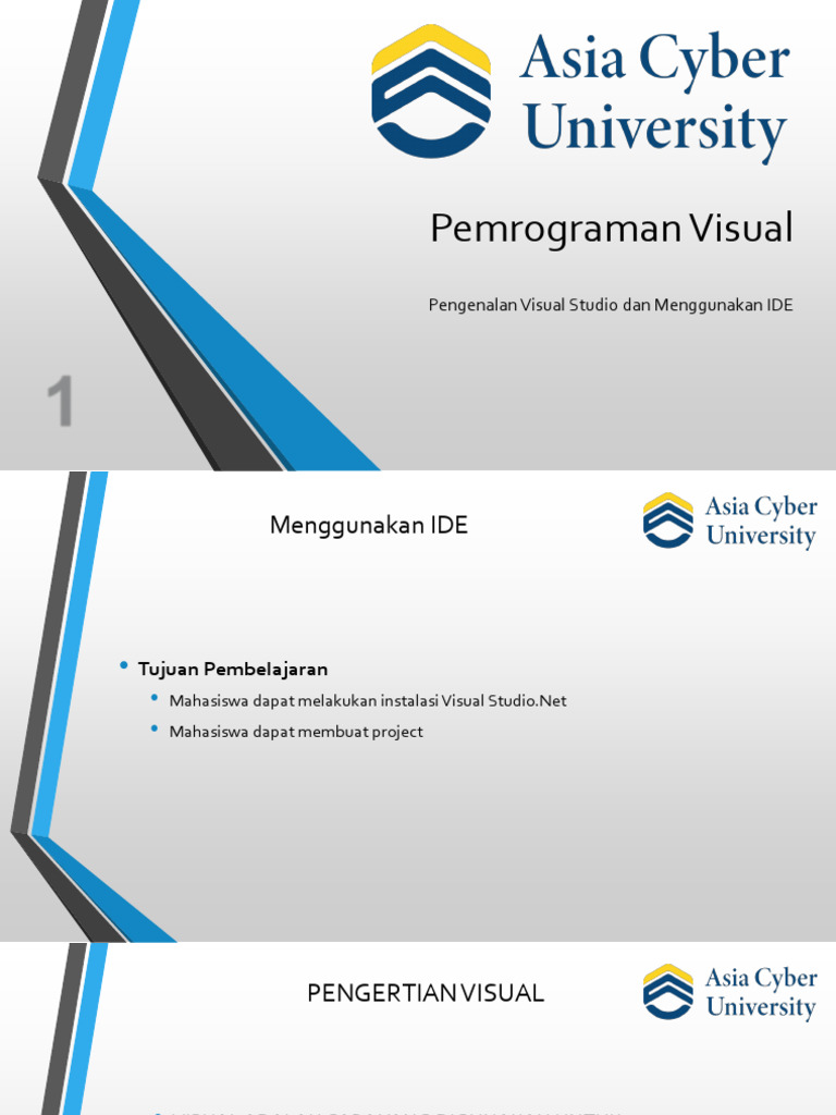 1.2 Pengenalan Visual Studio | PDF