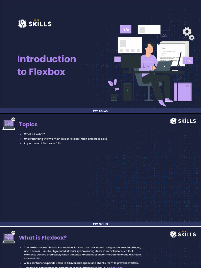 Flexbox in CSS 01 - Introduction To CSS Flexbox & Flex Container Prop ...