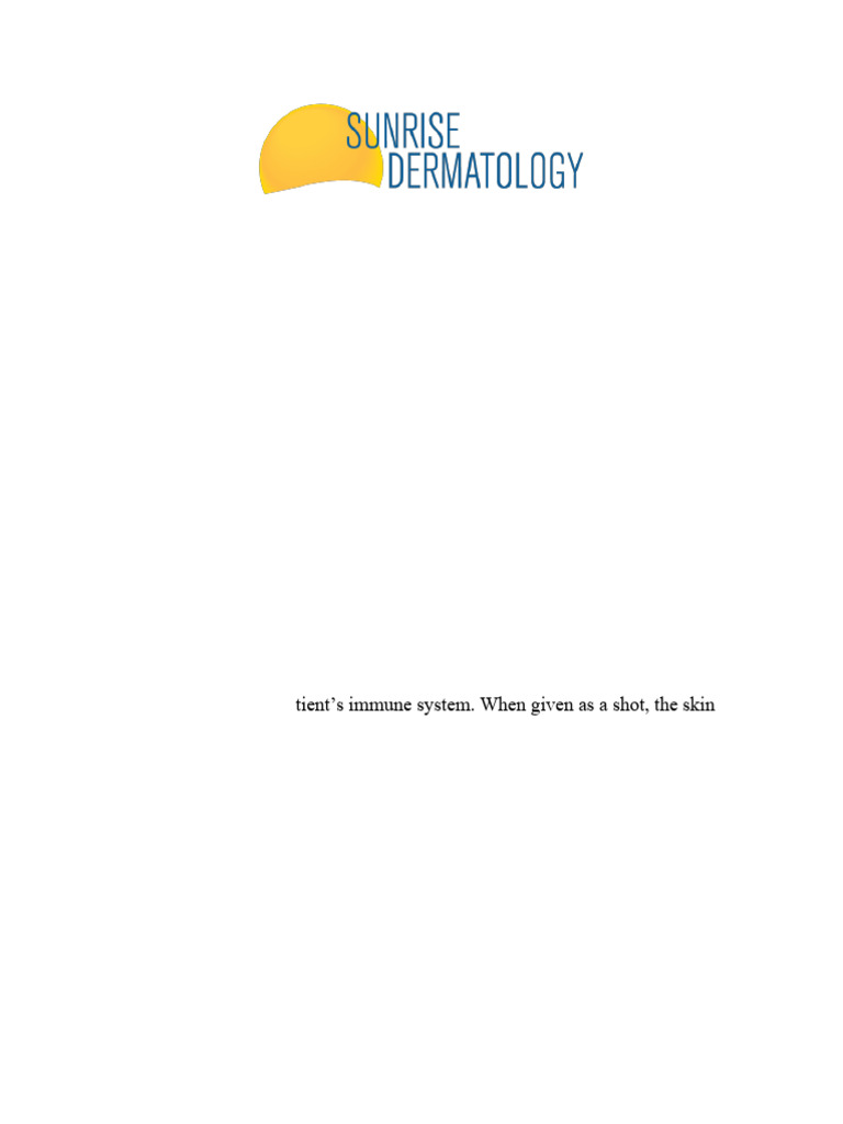 Sunrise Derm Wart Injection Therapy | PDF | Human Diseases And ...