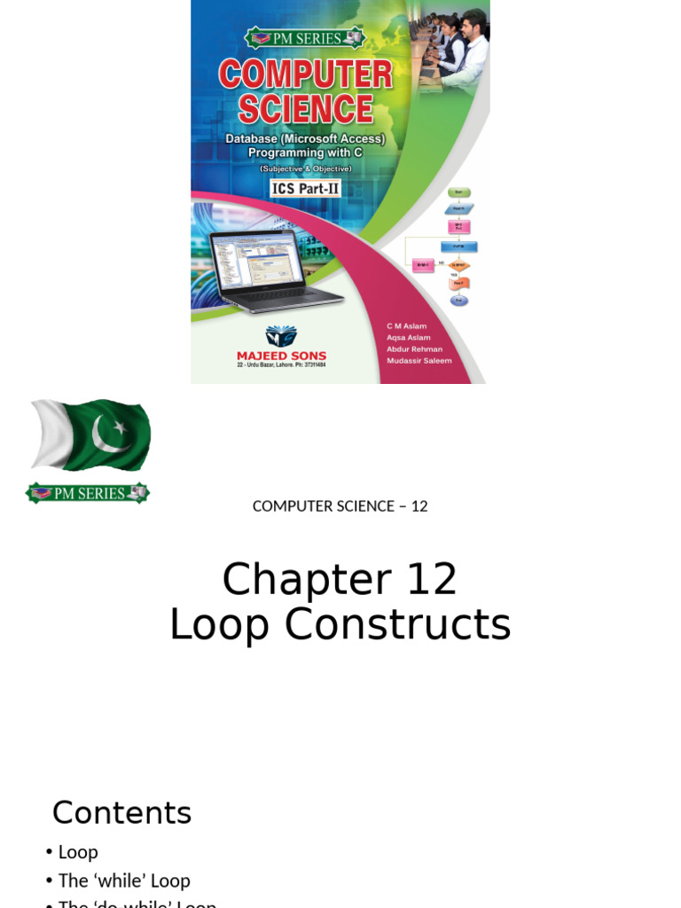 Ch-12 (ICS II) - Loop Constructs | PDF | Control Flow | Software Development