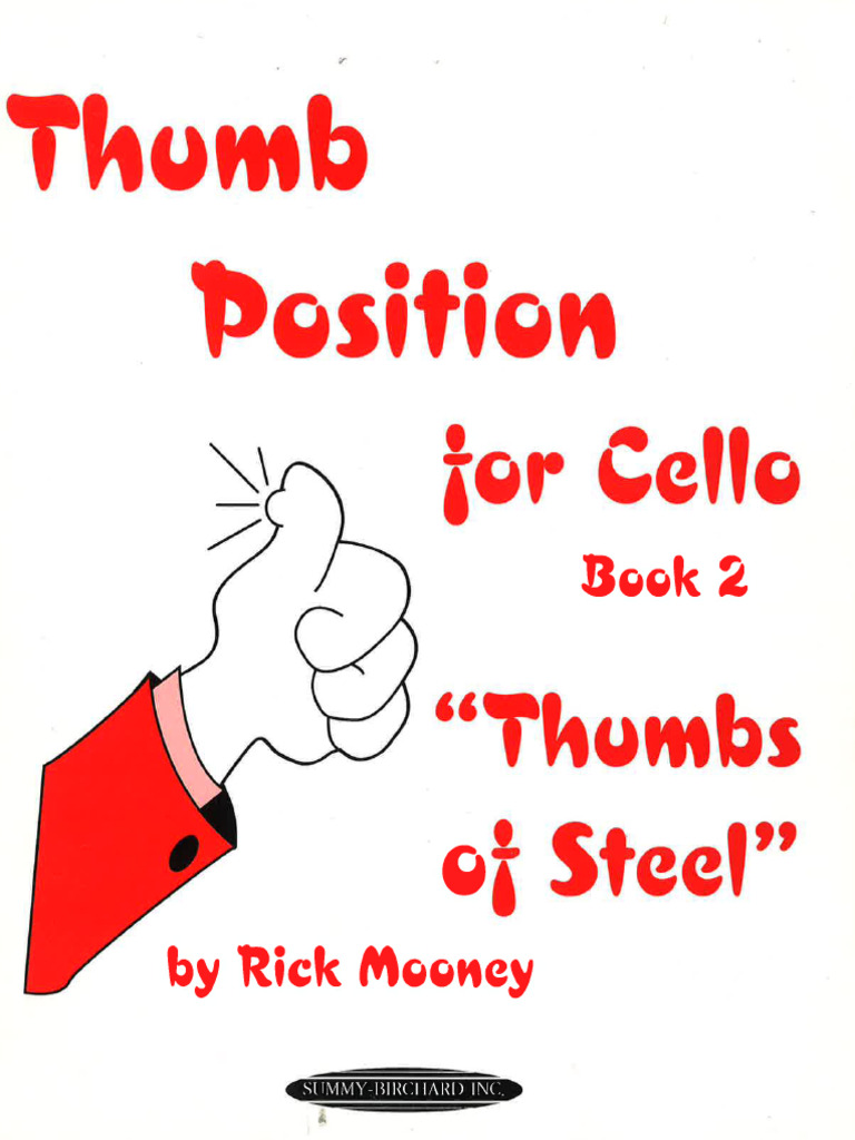 Thumb Position For Cello Book 2 | PDF