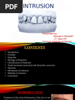JC Burstone Intrusion | PDF | Orthodontics | Dentistry Branches
