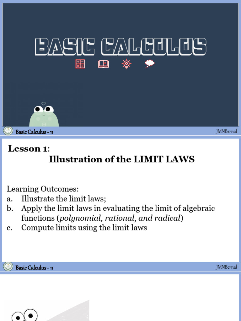 Q3lesson 3 The Limit Laws | PDF | Function (Mathematics) | Calculus