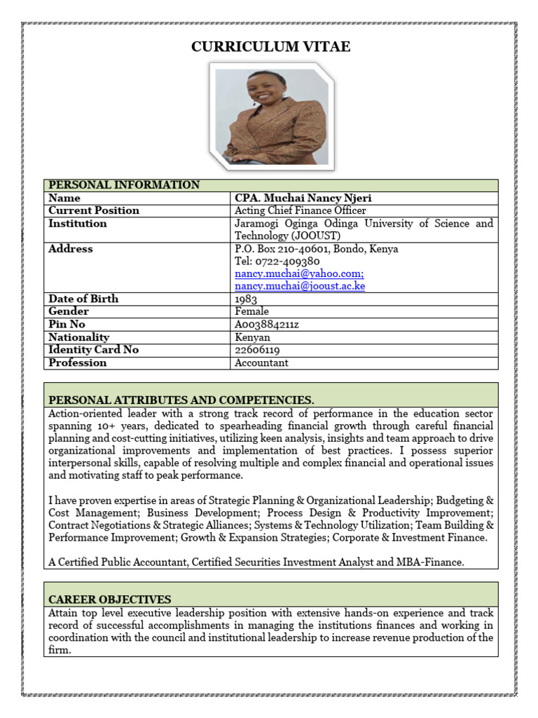 MUCHAI_NANCY_NJERI_24_JULY _2020_docx_1 | PDF | Internal Control ...