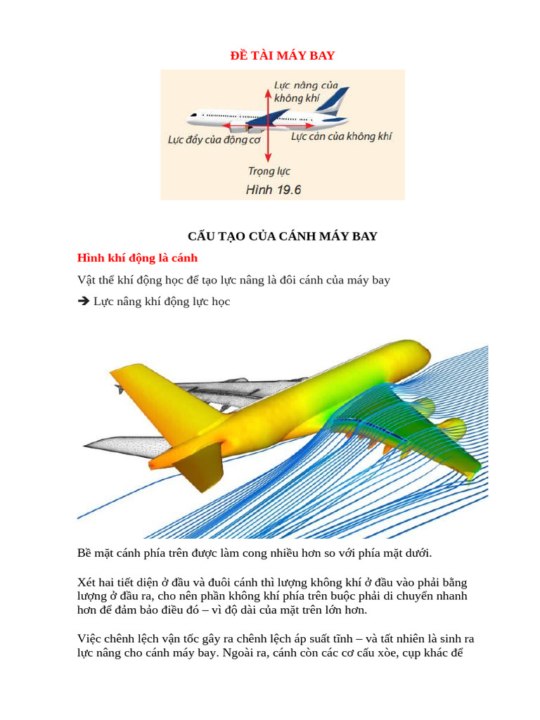 CẤU TẠO CỦA CÁNH MÁY BAY | PDF