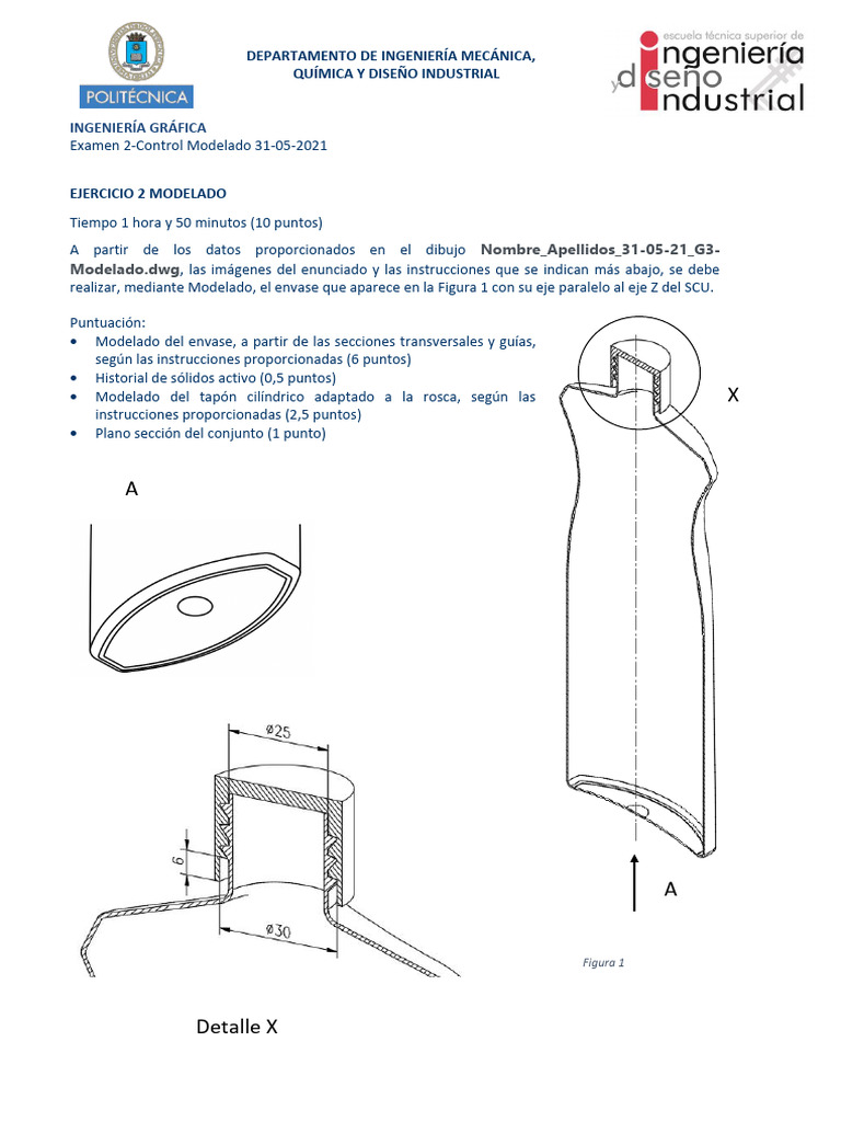 Ejercicio-Modelado de Envase | PDF