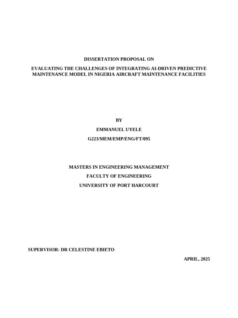 Dissertation Proposal On Evaluating The Challenges of Integrating AI | PDF | Reliability ...