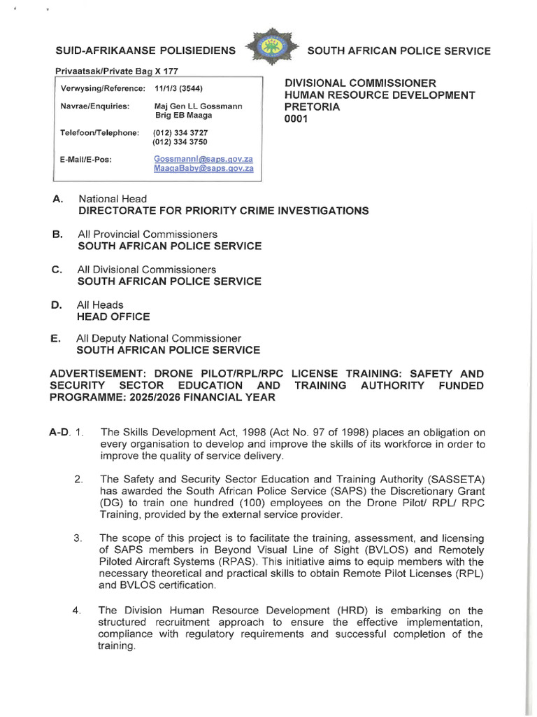 Advertisement Drone Pilot RPL RPC Training Safety - 250502 - 134608 | PDF