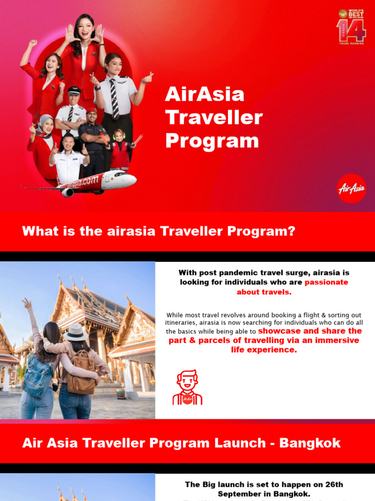 AirAsia Traveller Program Overview | PDF | Aviation | Civil Aviation