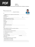 FORM18-Claim For Inclusion of Name in The Electoral Roll For A ...
