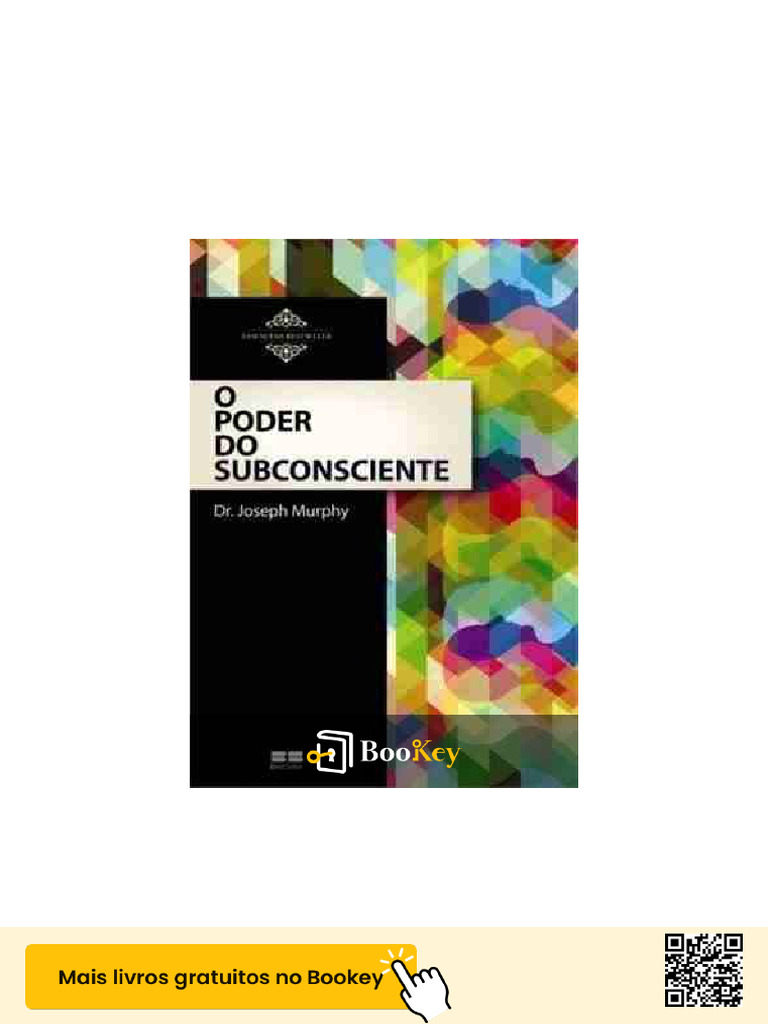 O Poder Do Subconsciente by DR Joseph Murphy | PDF | Pensamento | Psicologia