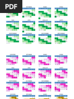 Pipsc Ipfpc 2024 2025 Calendar Calendrier PDF | PDF