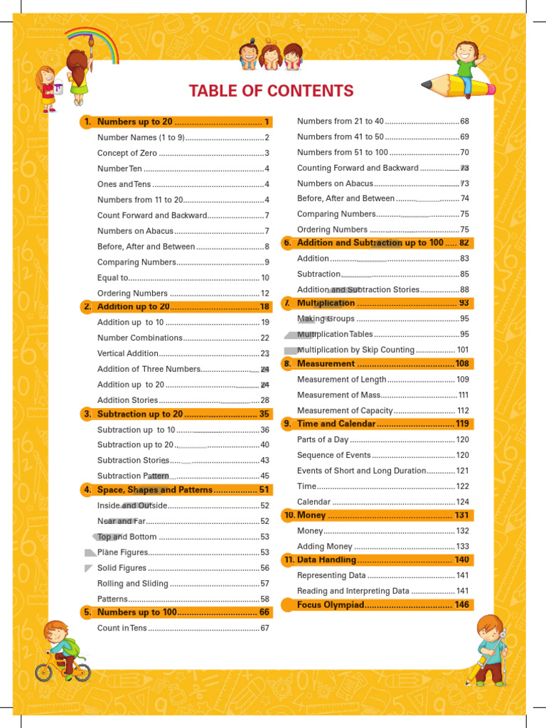 Math Ace Prime CB GR 1 Ch1 3 With TOC | PDF | Mathematics