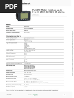 PowerLogic PM8240 Power Meter Specs | PDF | Ac Power | Alternating Current