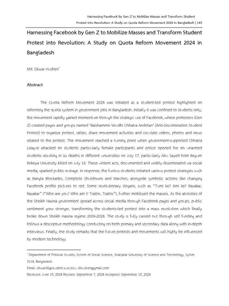 6.harnessing Facebook by Gen Z To Mobilize Masses and Transform Student ...