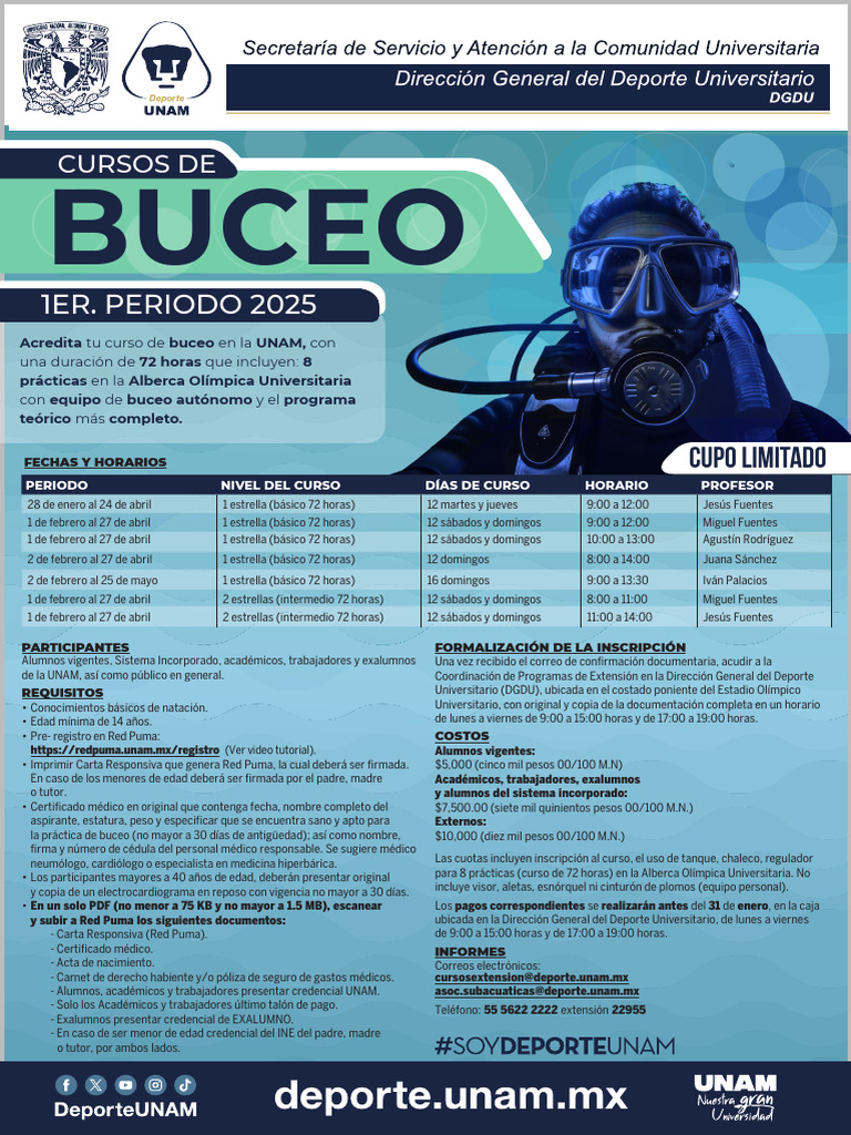Buceo 2020 Primero | PDF