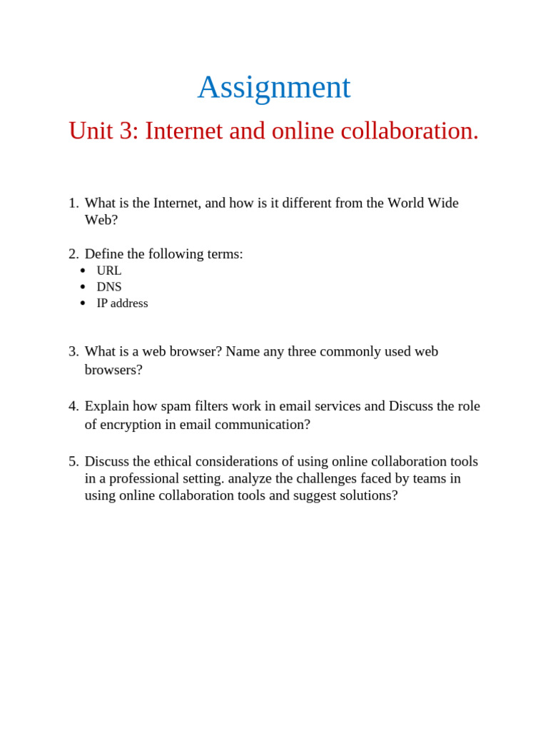 Assignment BCA AIML 1st Sem | PDF