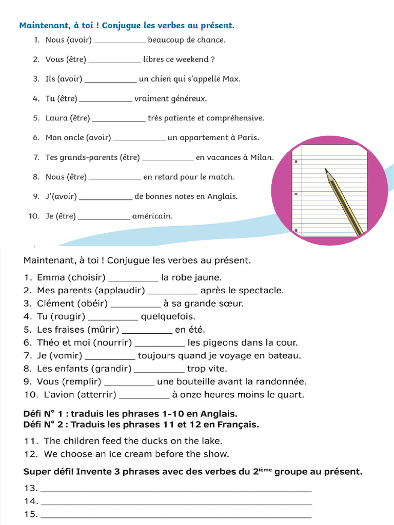 Activite Present | PDF