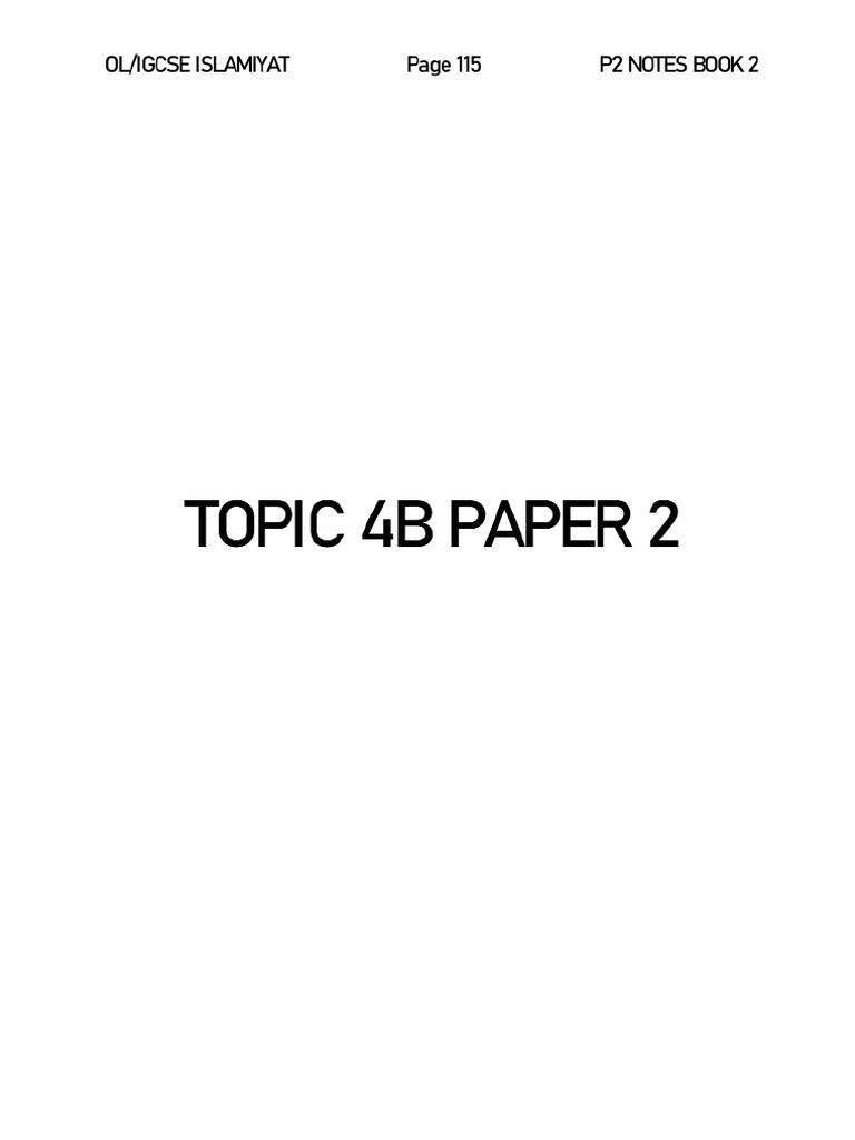 Pillars of Islam Notes | PDF