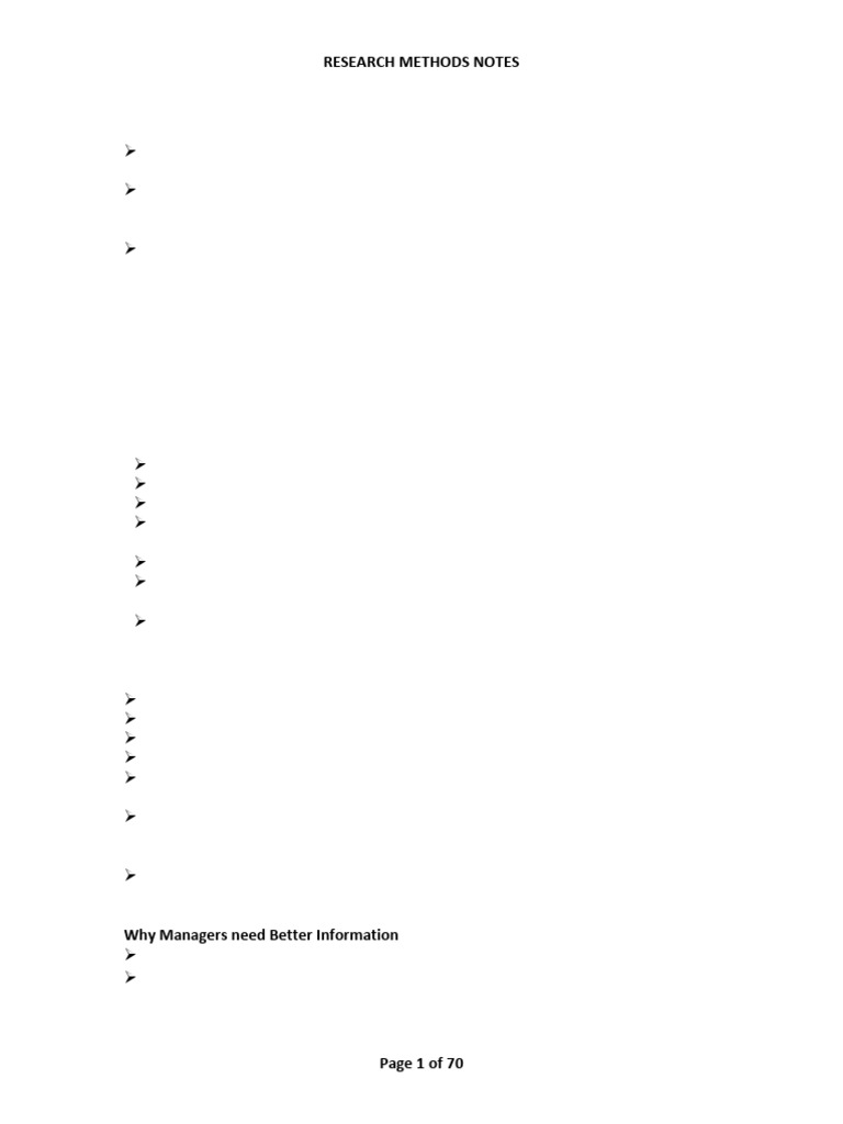 Notes Research Methods CLASS | PDF | Methodology | Hypothesis