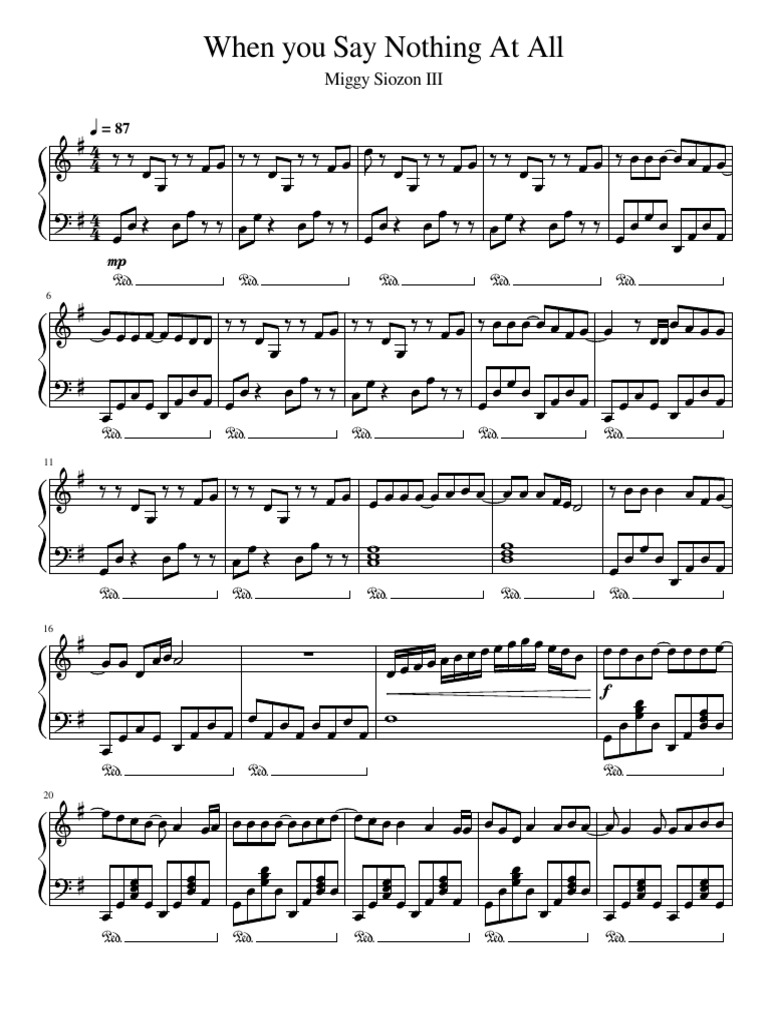 Miggy Siozon III: Song Analysis | PDF