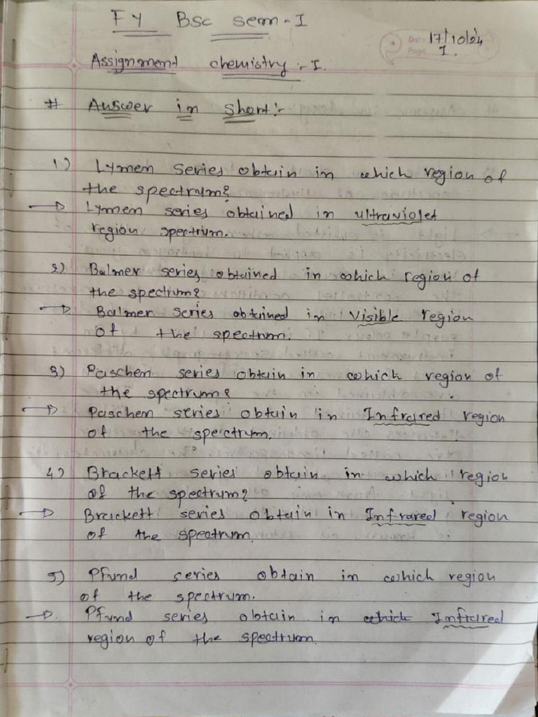 Atomic Structure Assignment U1 | PDF