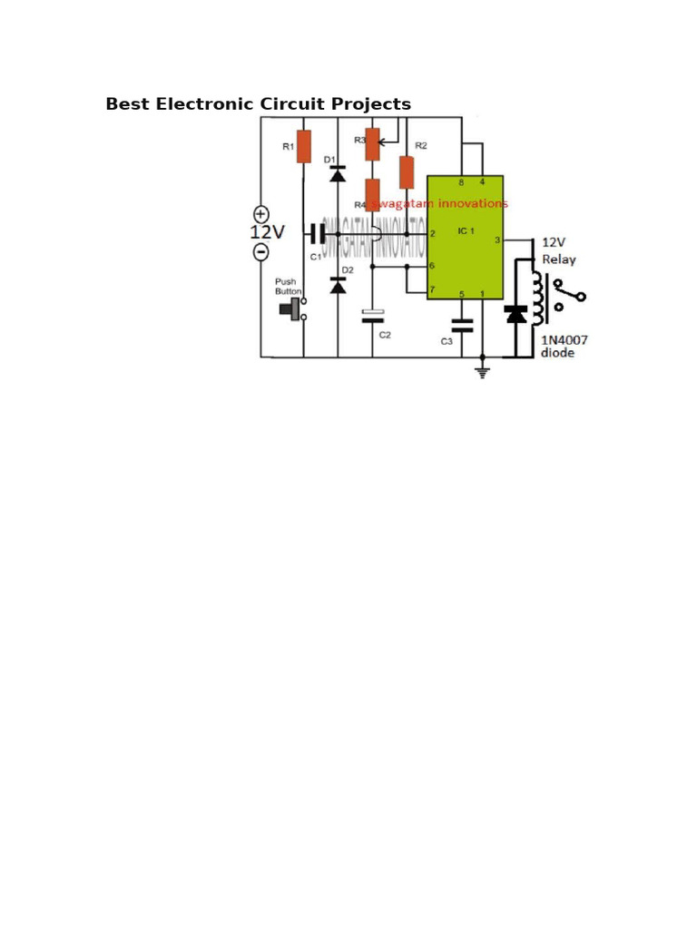 Best Electronic Circuit Projects | PDF