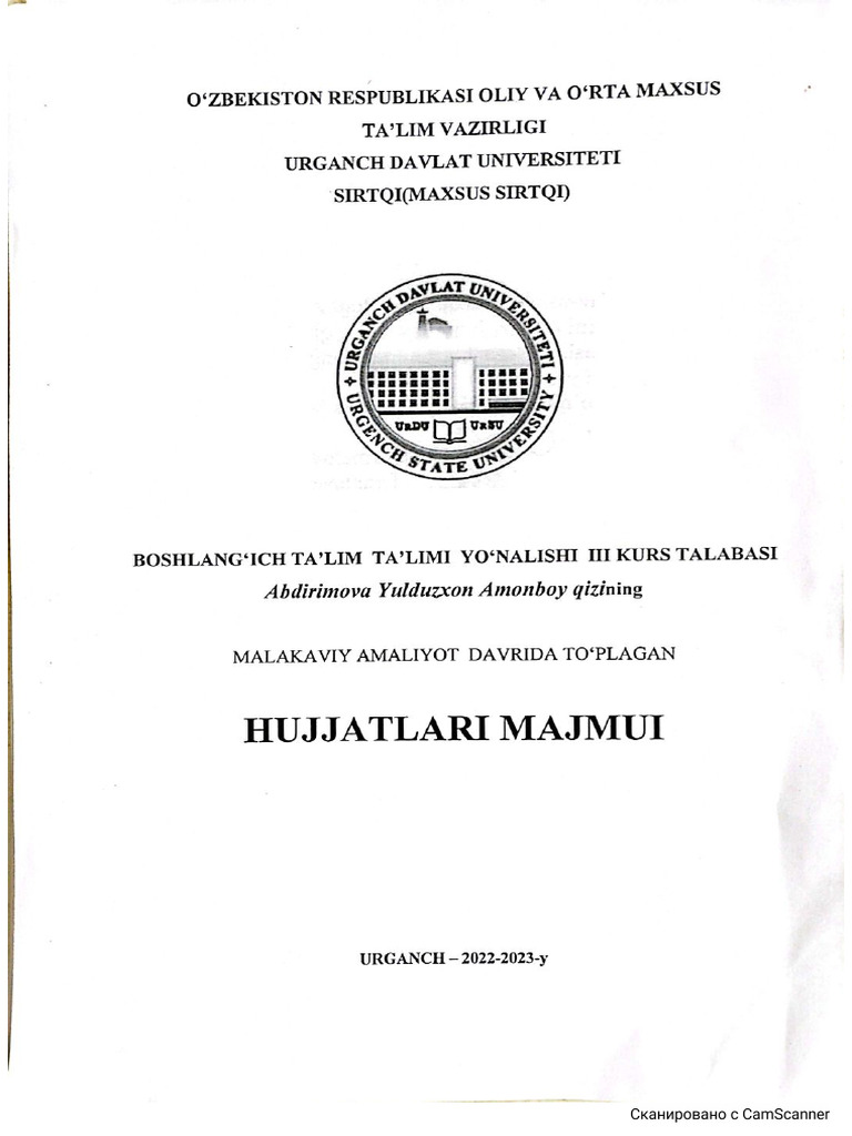 Kundalik | PDF