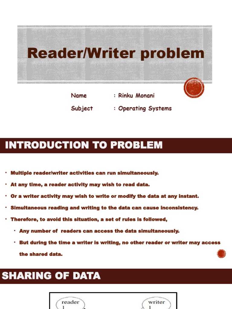 Readerwriter 190410082551 | PDF | Computer Science | Concurrent Computing