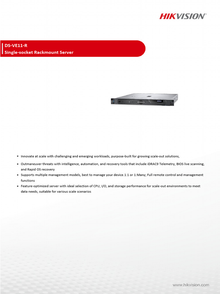DS VE11 R - Datasheet - STD 20250416+ | PDF | Solid State Drive | Hard Disk Drive
