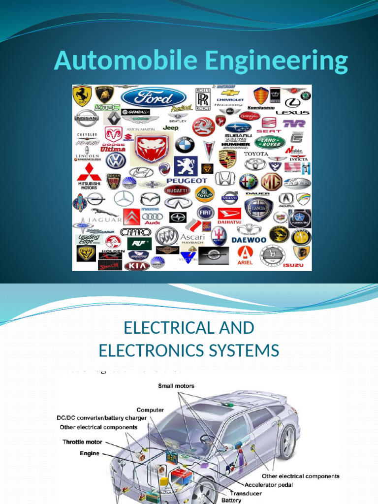 6 - Electrical and Electronic System | PDF | Internal Combustion Engine ...