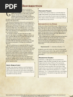 Instant Death and Resurrection in D&D 5E | PDF | Death