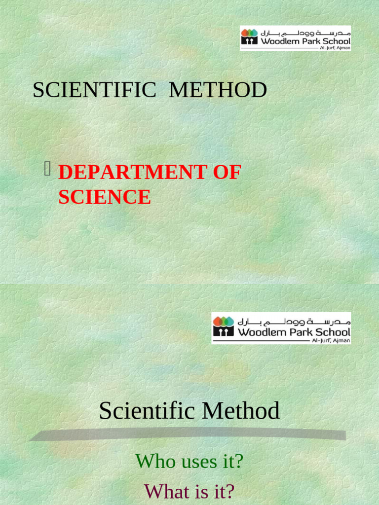 GR 1 To 4 Scientific Method | PDF