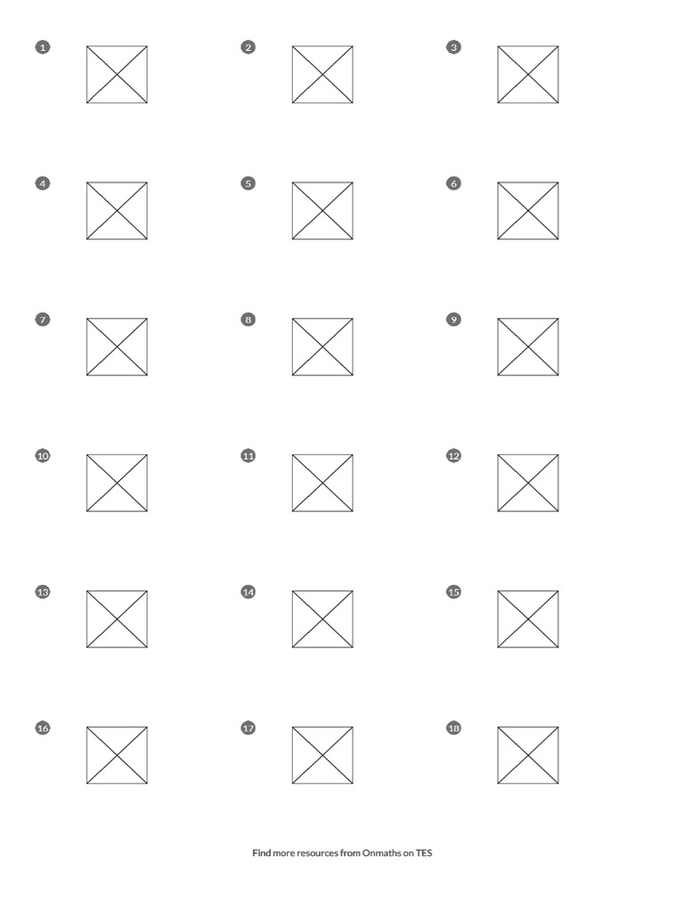 Shapes-Square-With-Diagonals-Worksheet | PDF