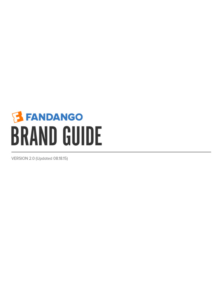 Fandango-Brand Usage Guidelines Updated | PDF | Logos | Brand