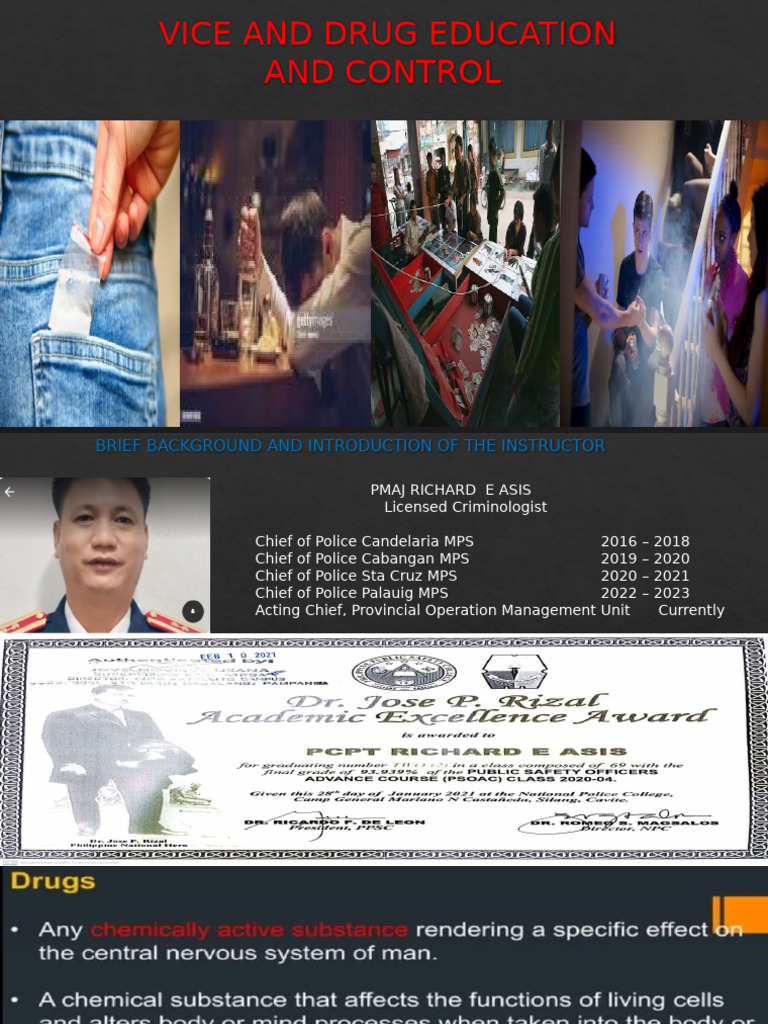 1ST LECTURE Prostitution and Gambling | PDF | Mdma | Heroin