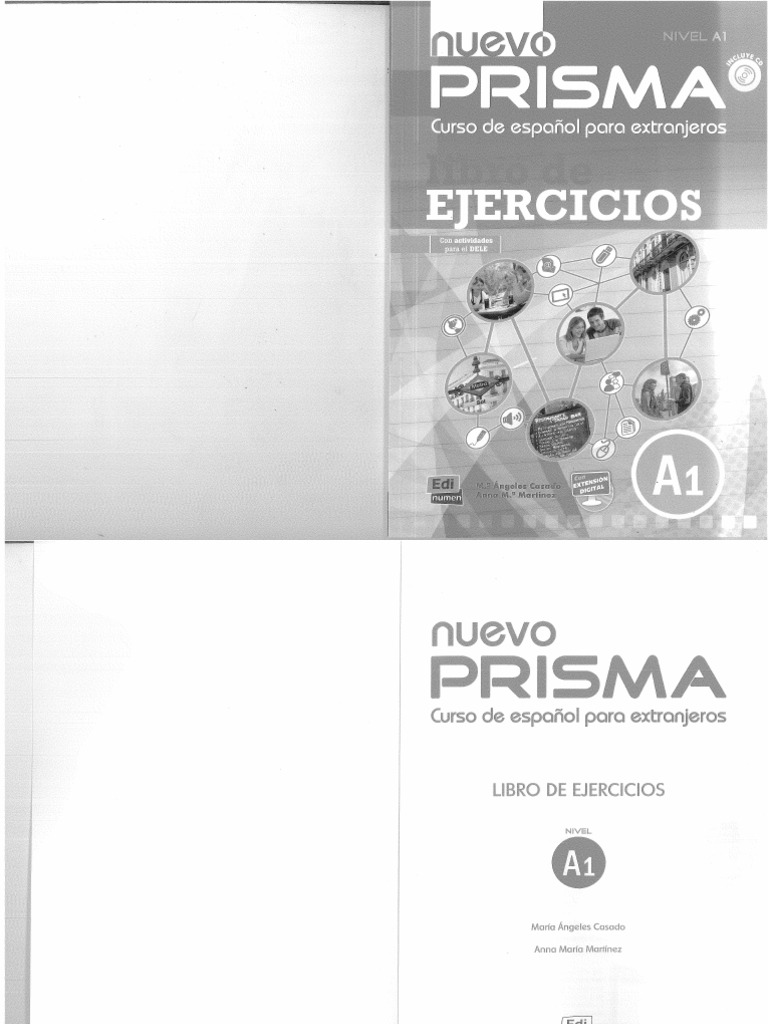 Nuevo Prisma Nivel A1 Libro de Ejercicios HQ Cwiczenia | PDF