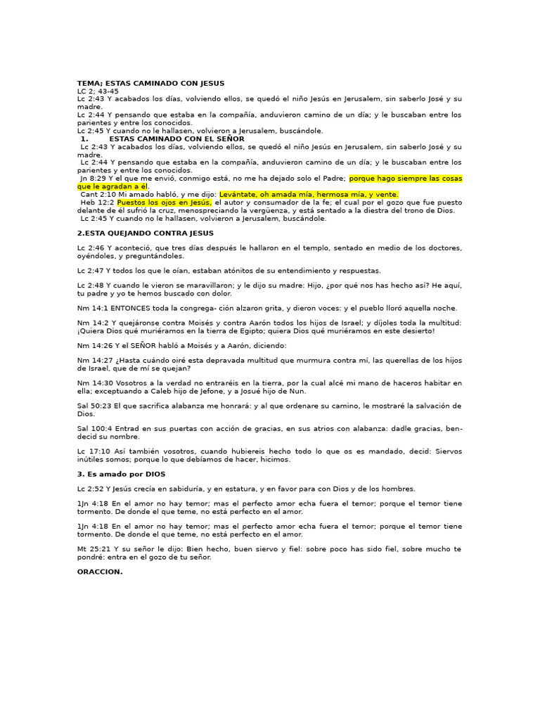 Esta Con Jesus Predica Resumen | PDF | Jesús | Contenido bíblico