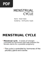 Menstrual Cycle Chart | PDF