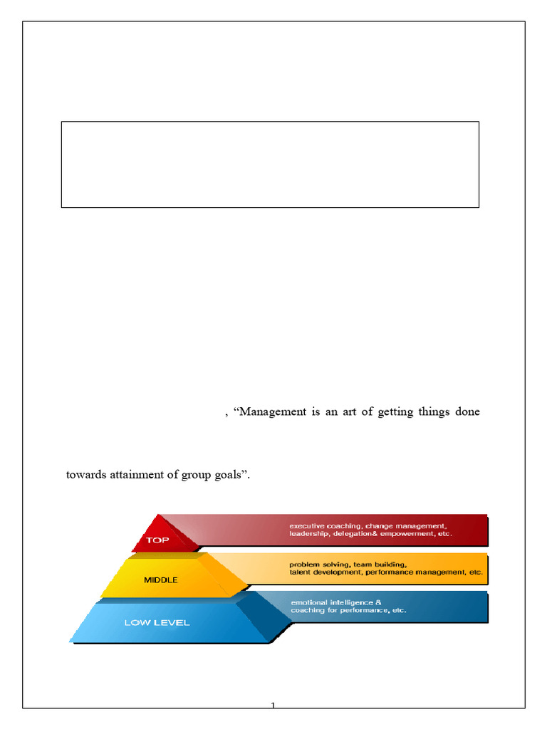 FOM UNIT 1 | PDF | Bureaucracy | System
