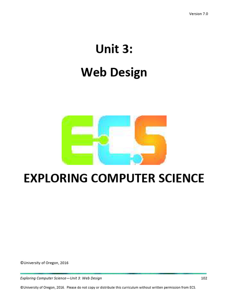Unit 3 Web Design | PDF