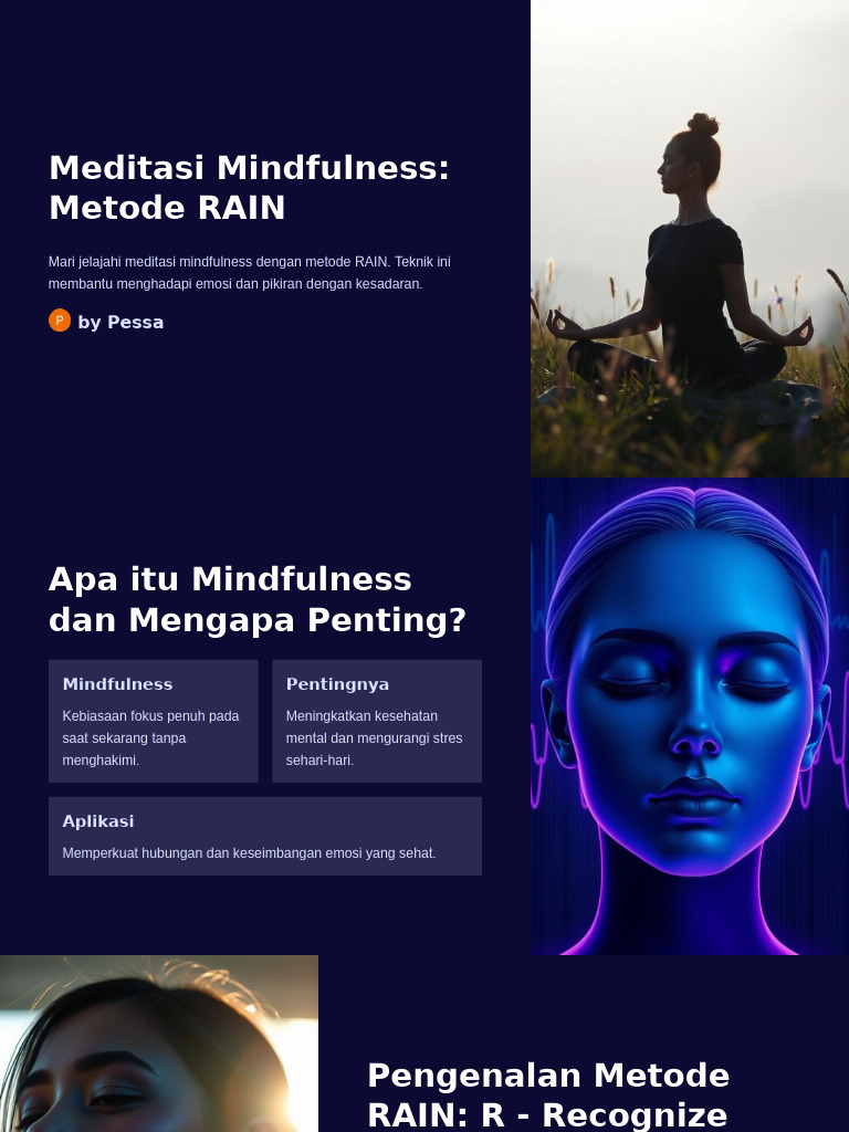 Meditasi Mindfulness Metode RAIN | PDF