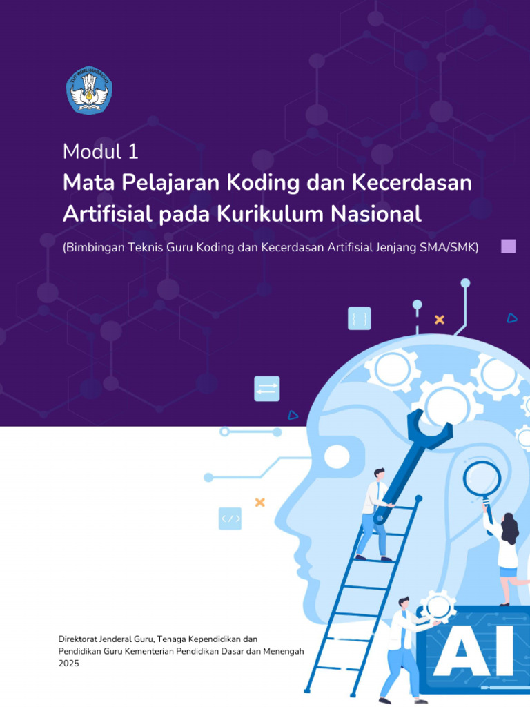 Modul 1 - SMA - Mata Pelajaran Koding Dan Kecerdasan Artifisial Pada Kurikulum Nasional | PDF