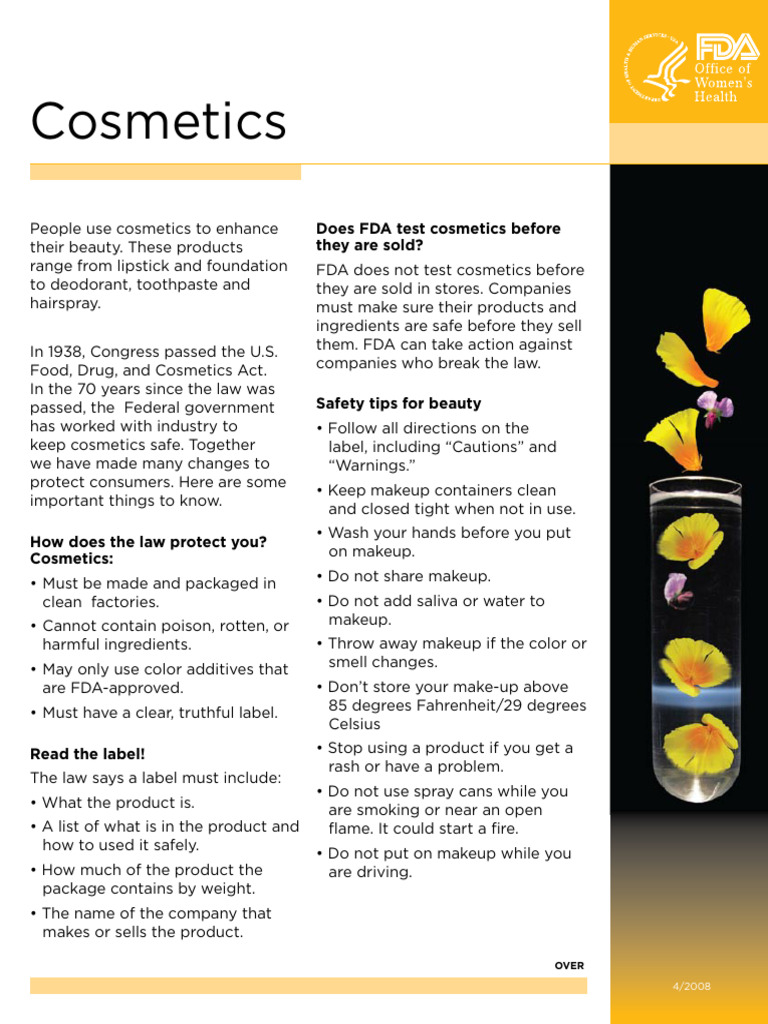 Cosmetics | PDF