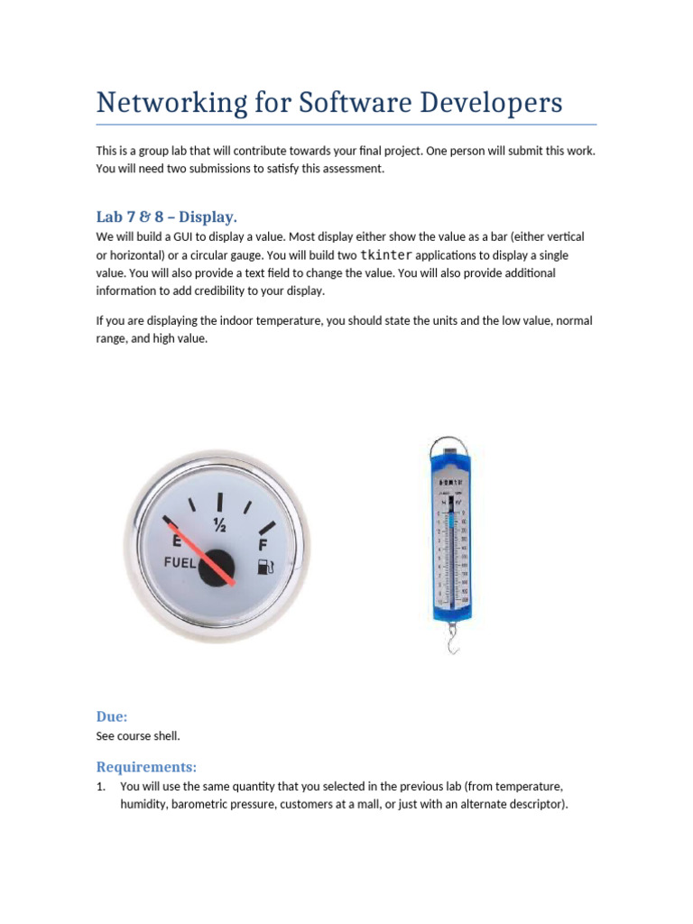 COMP 216 - Lecture 9 - Lab Instructions | PDF