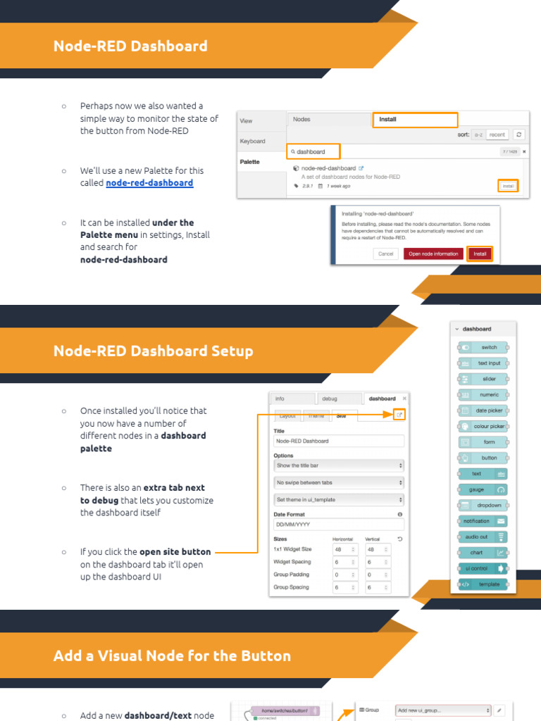 L05 S05 Node Red Dashboard | PDF