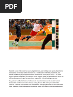 Basic Skills in Handball | PDF | Sports | Games Of Physical Skill