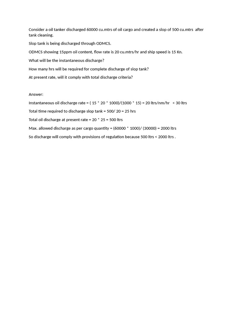 Instantaneous and Total Discharge | PDF