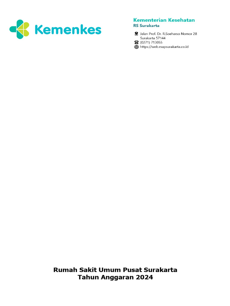 Renovasi Gedung RSUP Surakarta 2024 | PDF